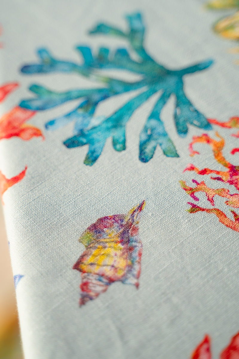 TABLECLOTH Coral Reef - Blue – Martsen Studio